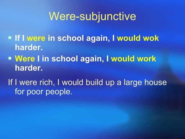 Lecture 7 Subjunctive Mood | PPT