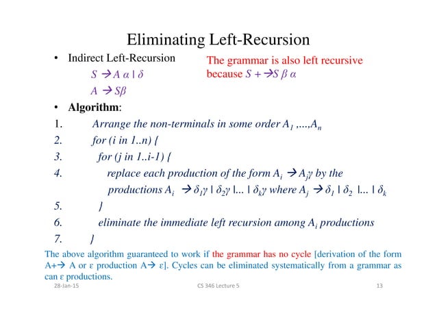 Lecture7 syntax analysis_3 | PPT
