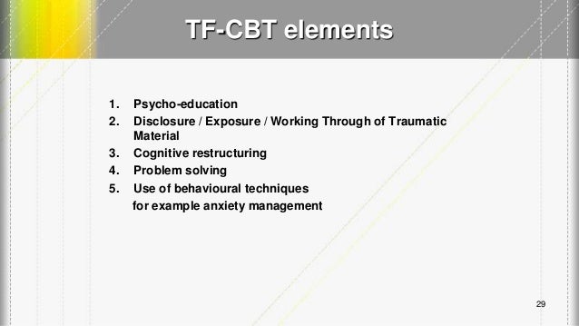 Lecture 7 trauma focused cbt