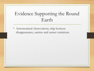 Lecture 7 unit 3 3(ii). Shape of the Earth | PPTX