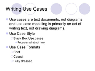 Lecture7 use case modeling | PPT
