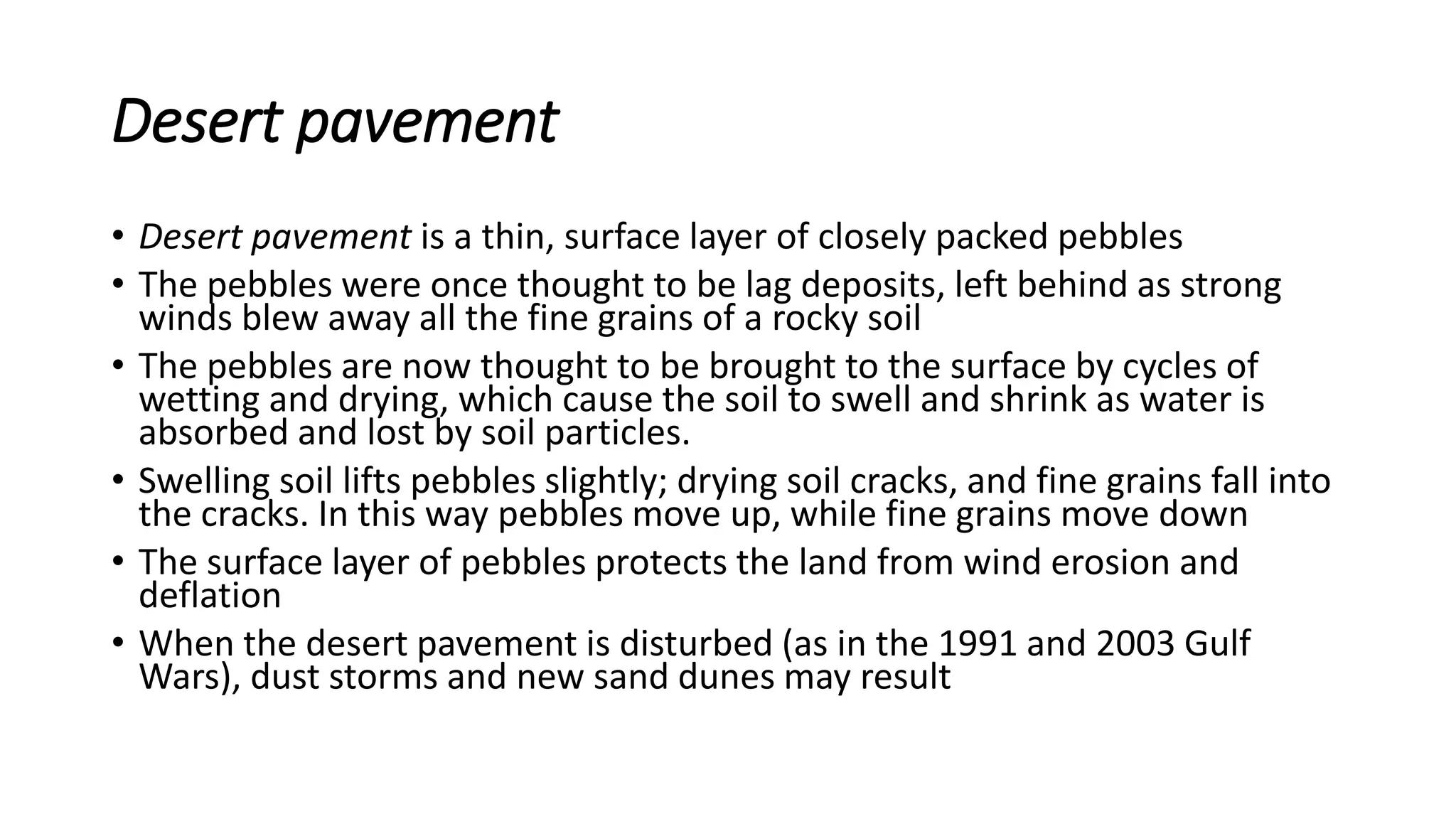 Wind deposition, loess and dunes | PPT
