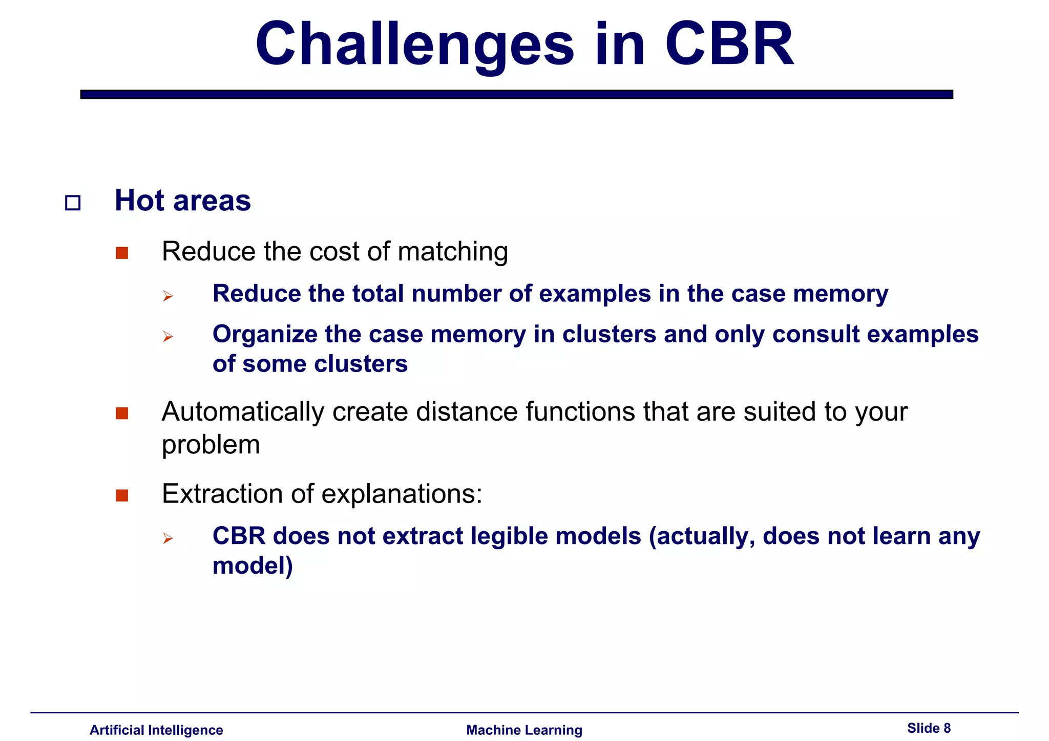 Lecture8 - From CBR to IBk | PPT