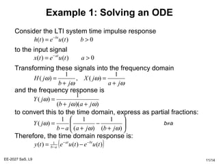Lecture8 Signal and Systems | PPT