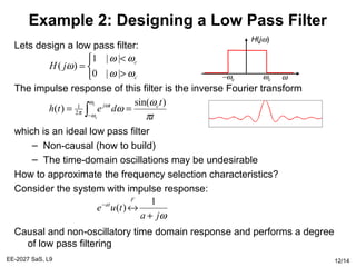 Lecture8 Signal and Systems | PPT | Web Development | Internet