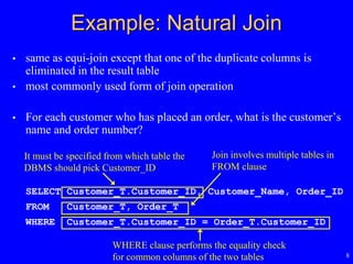 advanced sql(database) | PPT
