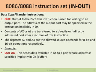 Microprocessors-based systems (under graduate course) Lecture 8 of 9 | PPT