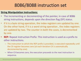 Microprocessors-based systems (under graduate course) Lecture 8 of 9 | PPT