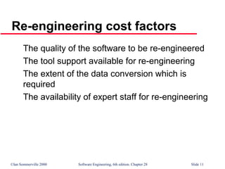 Software Re-Engineering | PPT