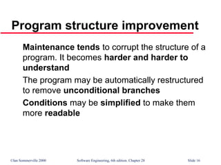 Software Re-Engineering | PPT