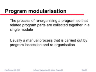 Software Re-Engineering | PPT