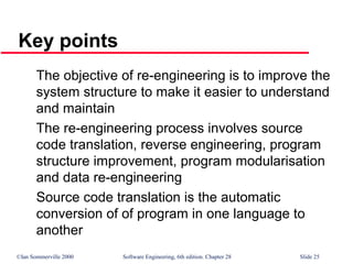 Software Re-Engineering | PPT
