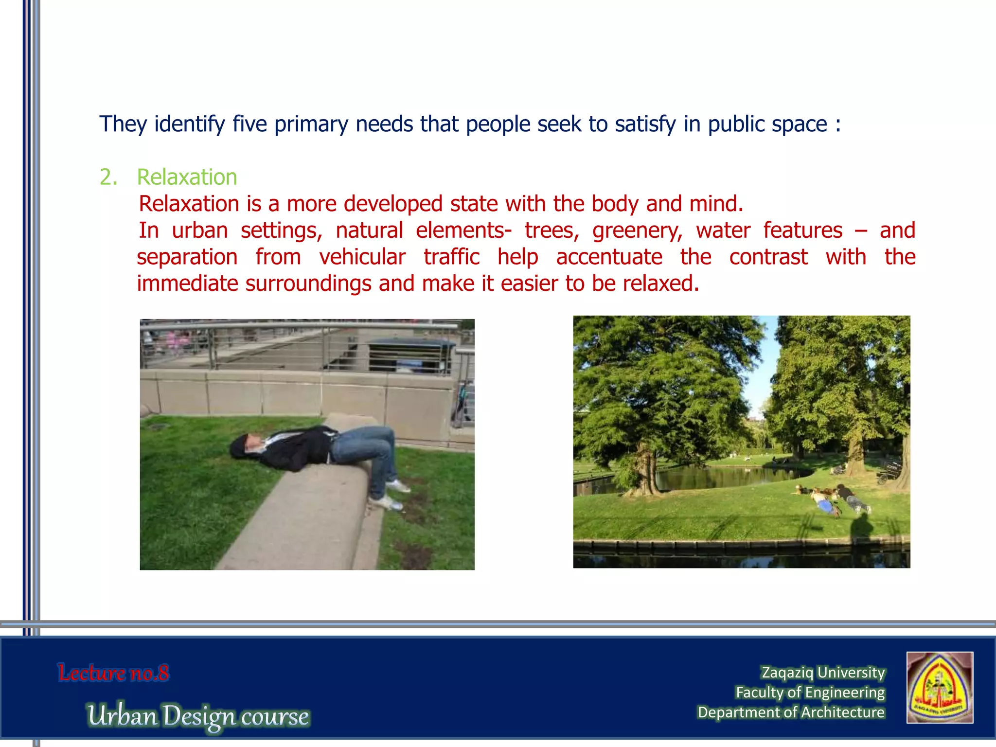 Urban Design - functional dimension | PPTX