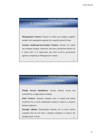 Lecture 8 - Analyzing International Opportunities and Selecting Entry ...