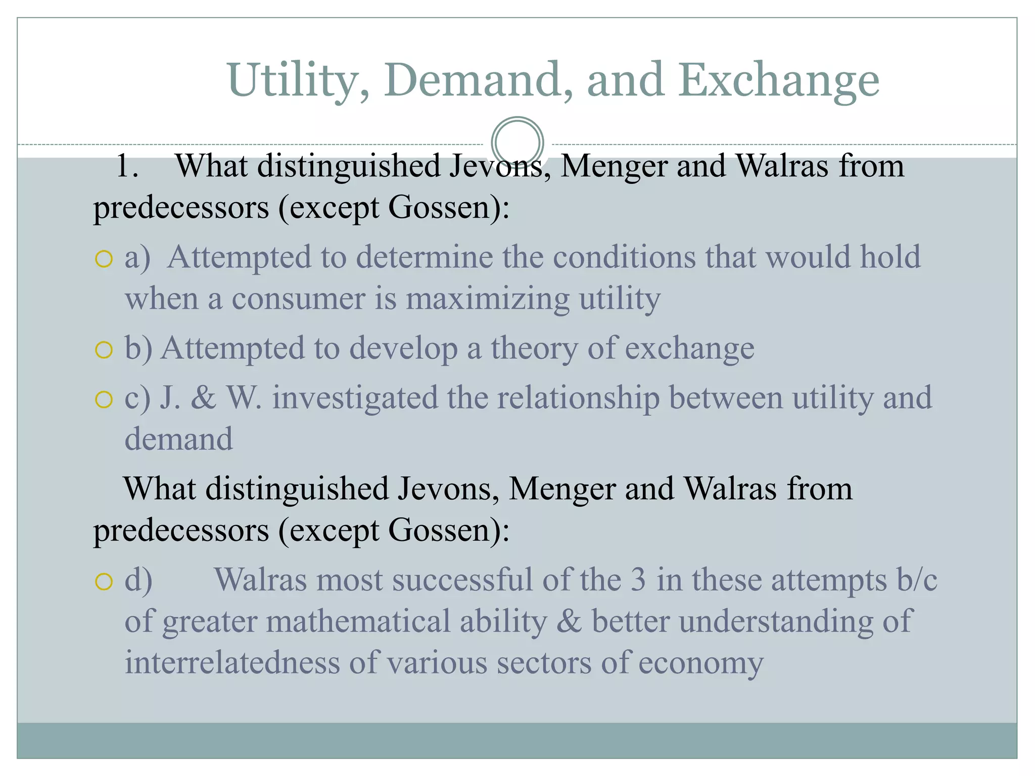 Evolution of Economic thought - Lecture 8 | PPTX