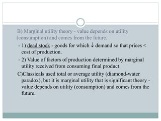 Evolution of Economic thought - Lecture 8 | PPTX