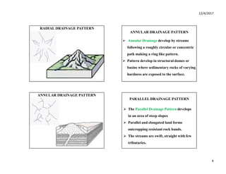 EARTH DRAINAGE PATTERN AND TYPES | PDF