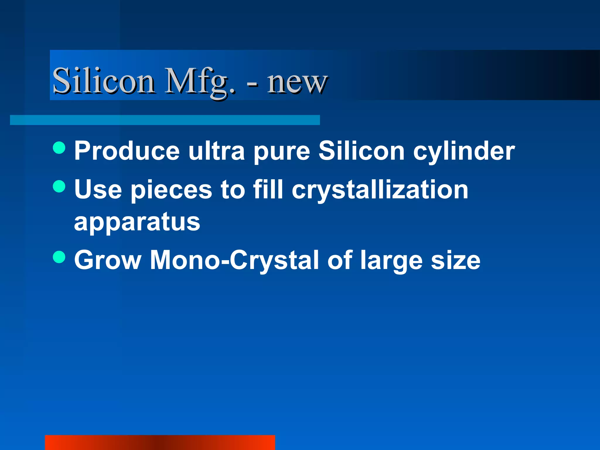 Lecture8.0 silicon crystal growth | PPT