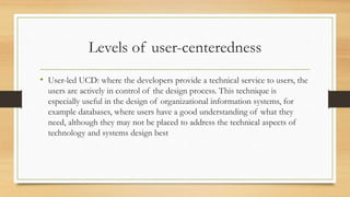 User centered Design | PPT