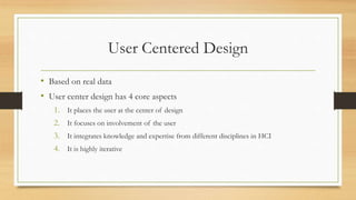 User centered Design | PPT