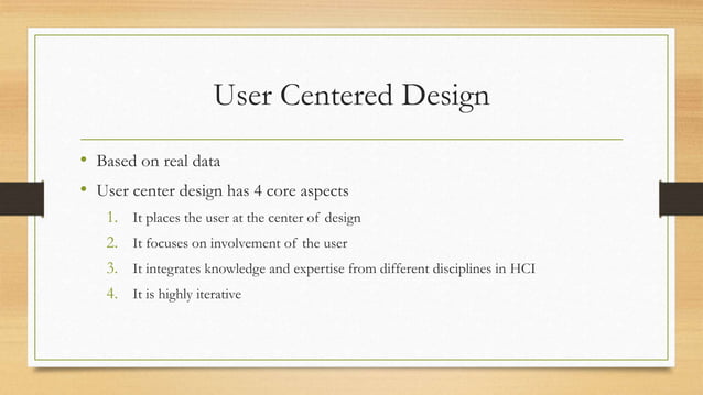 User centered Design | PPT