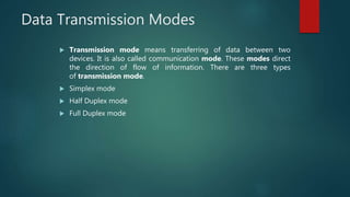 Data Communication & Networks | PPT