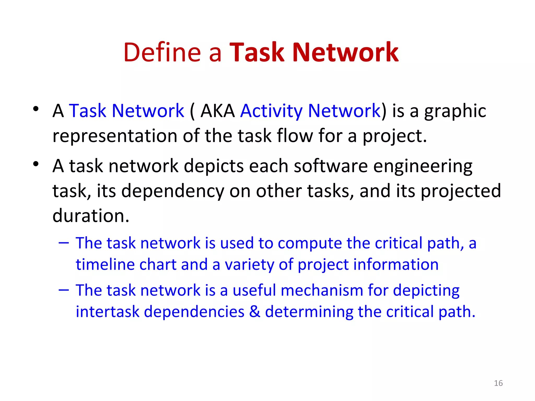 Software Engineering (Project Scheduling) | PPT