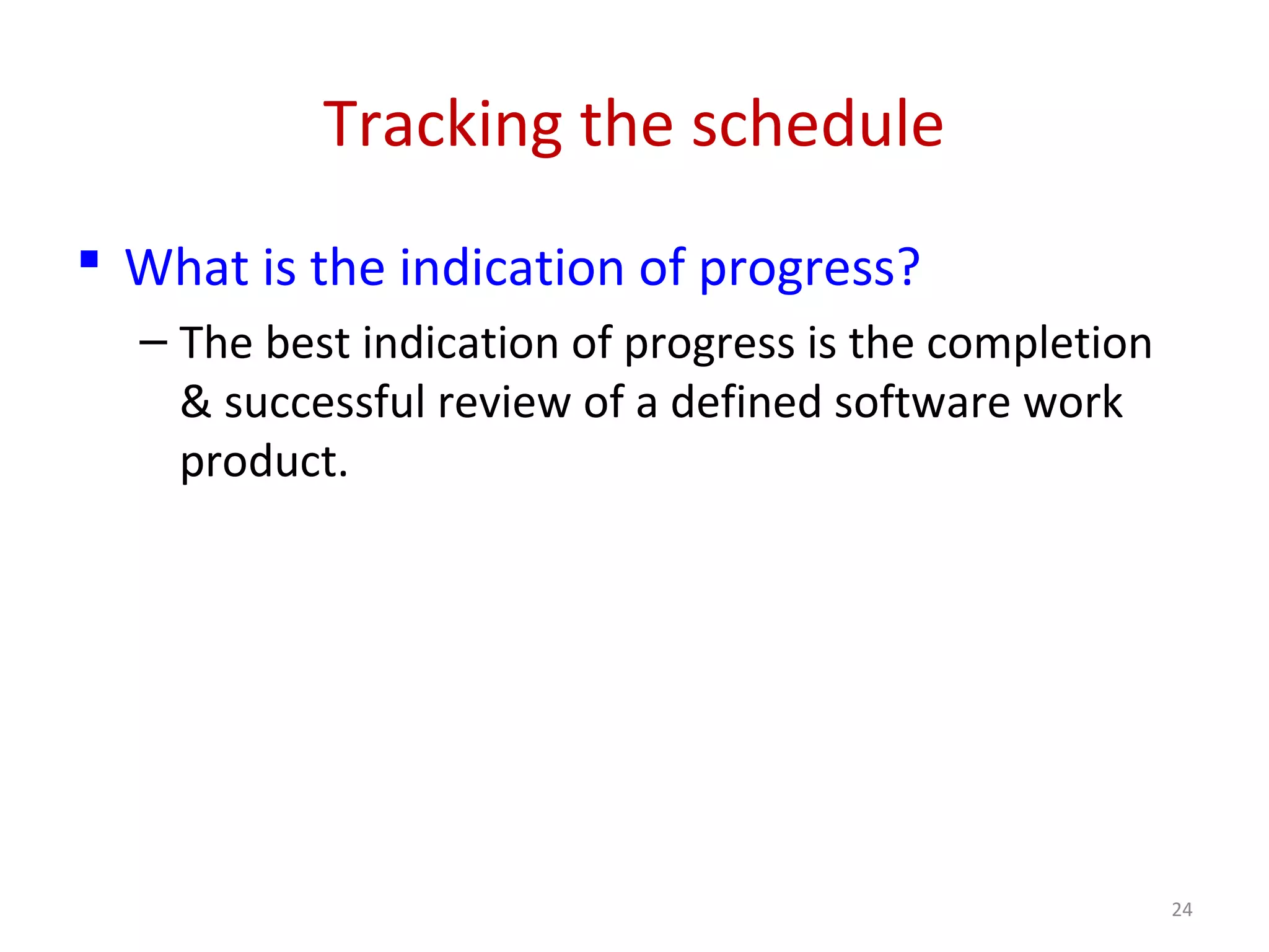 Software Engineering (Project Scheduling) | PPT