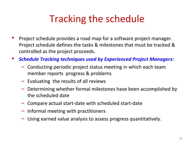 Software Engineering (Project Scheduling) | PPT