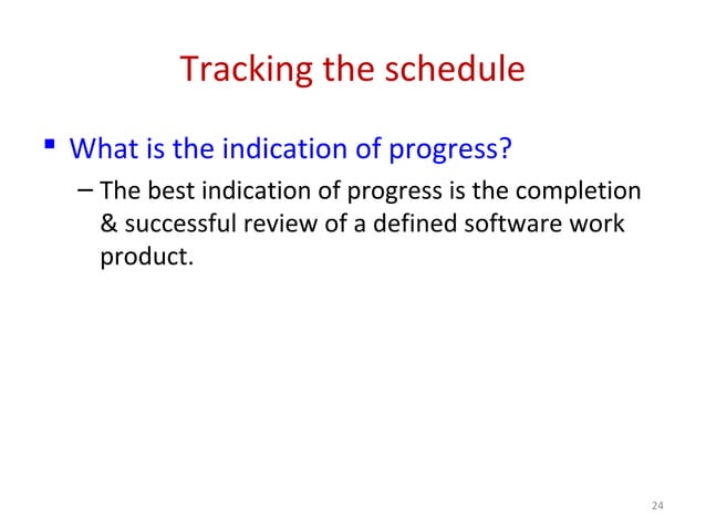 Software Engineering (Project Scheduling) | PPT