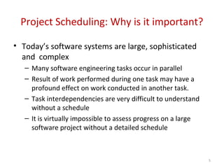 Software Engineering (Project Scheduling) | PPT