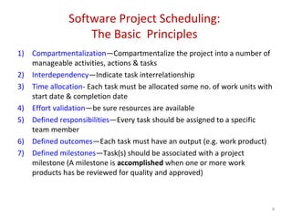 Software Engineering (Project Scheduling) | PPT