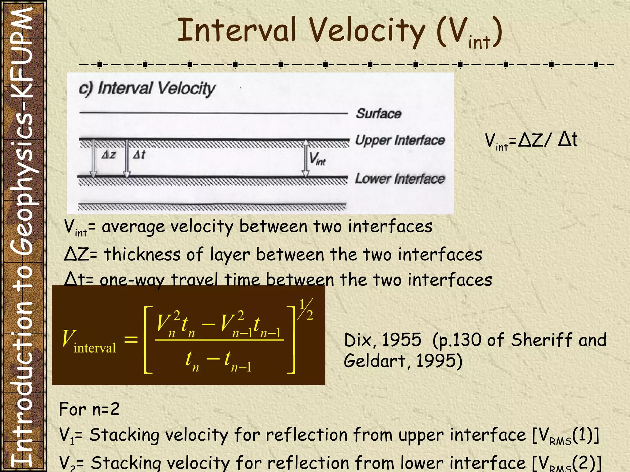 ÖNCEL AKADEMİ: INTRODUCTION TO GEOPHYSICS | PPT