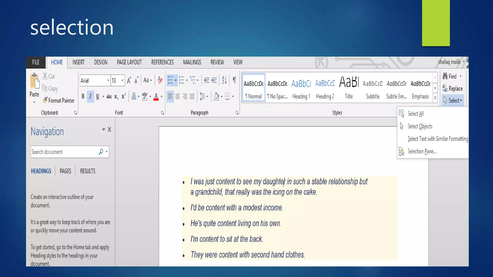 find and replace in ms word | PPTX