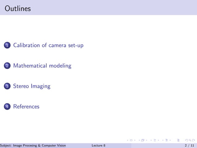 Lecture 8 (Stereo imaging) (Digital Image Processing) | PDF | Graphics ...