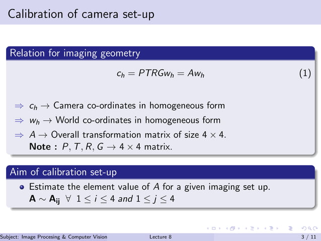 Lecture 8 (Stereo imaging) (Digital Image Processing) | PDF | Graphics ...