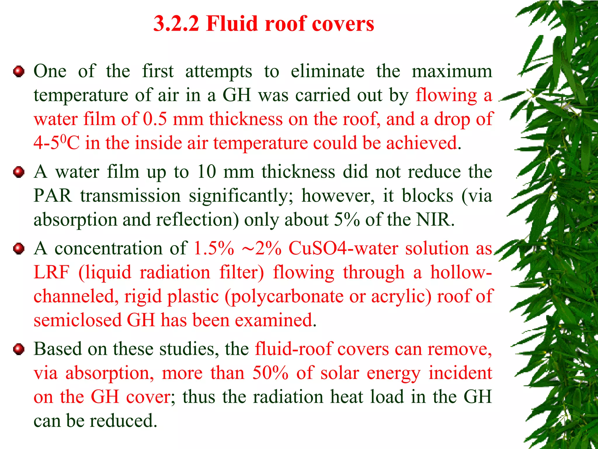 COOLING AND HEATING OF GREENHOUSE | PDF