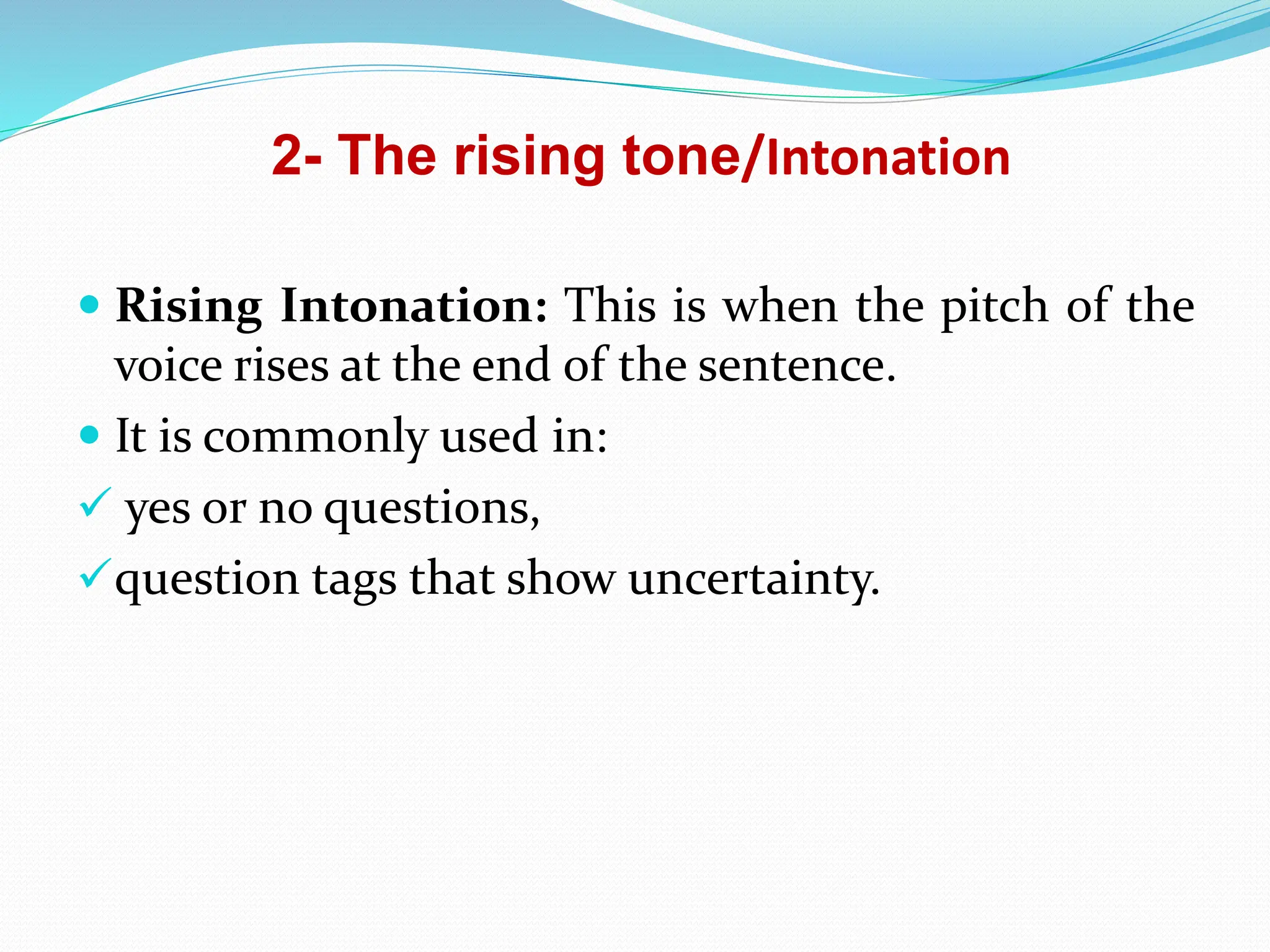 Lecture 8. Intonation definition, rules of intonation | PPT