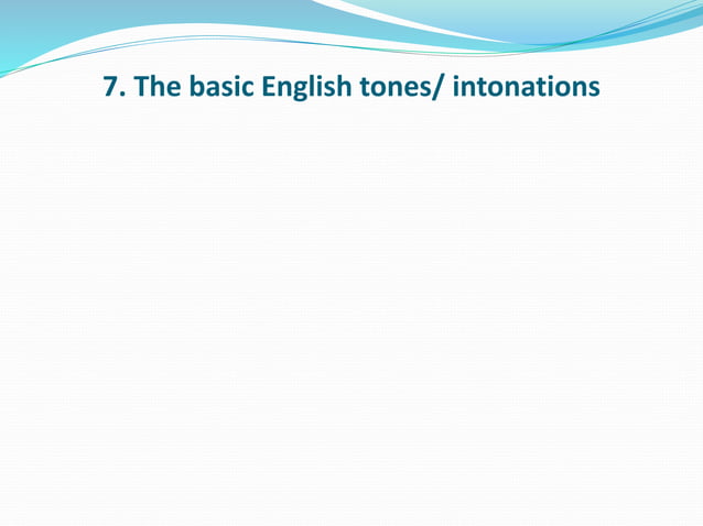 Lecture 8. Intonation definition, rules of intonation | PPT