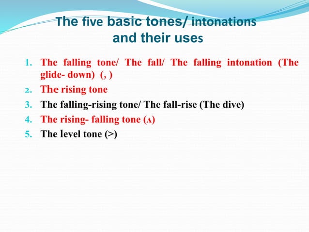 Lecture 8. Intonation definition, rules of intonation | PPT