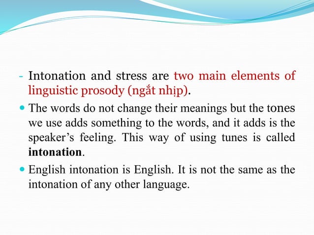 Lecture 8. Intonation definition, rules of intonation | PPT