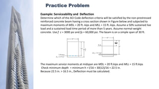 deflections of cracked concrete T-section.pdf | Civil Engineering Industry | Industries