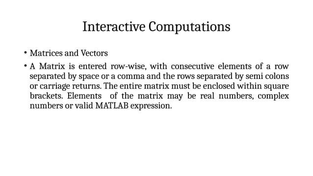 Interactive Computation With MATLAB.pptx