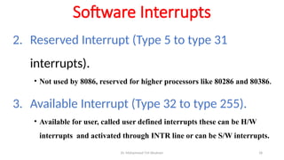 8086 interrupts in assembly language‏‏ lecture8.pptx