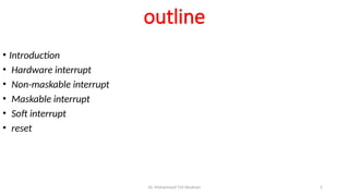 8086 interrupts in assembly language‏‏ lecture8.pptx