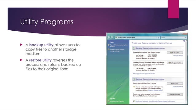 Operating system and utility program LECTURE 8.pptx