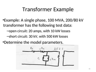 Lecture_8 transformer per unit analysis in power system | PPT