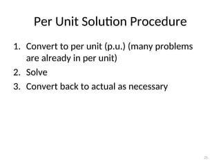 Lecture_8 transformer per unit analysis in power system | PPT