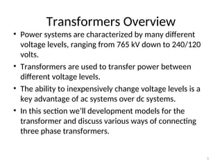 Lecture_8 transformer per unit analysis in power system | PPT