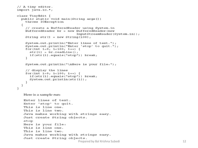 lecture8.pdf_Java Programming note for BCA, B.Sc. CSIT and BIT and BE | PPT
